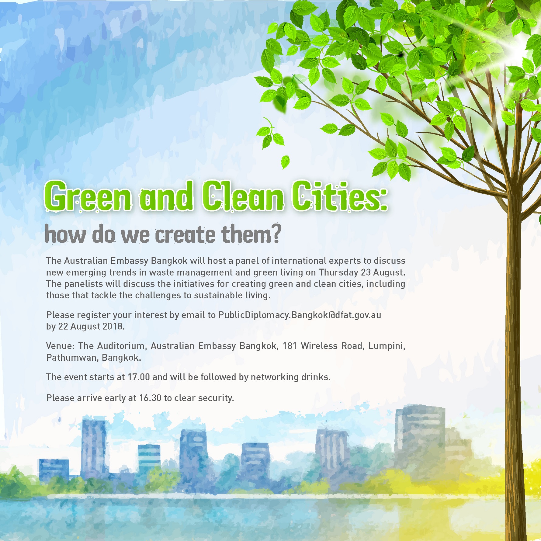 Panel discussion on green and clean cities
